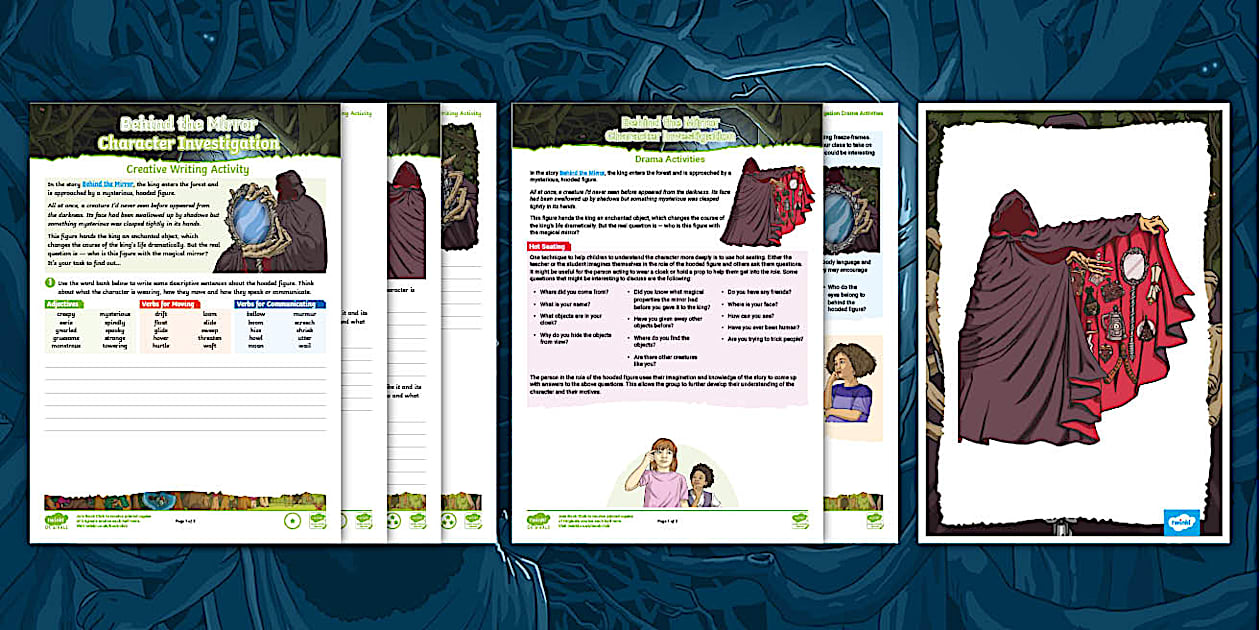 'Behind the Mirror' KS2 Drama and Writing Activity Pack